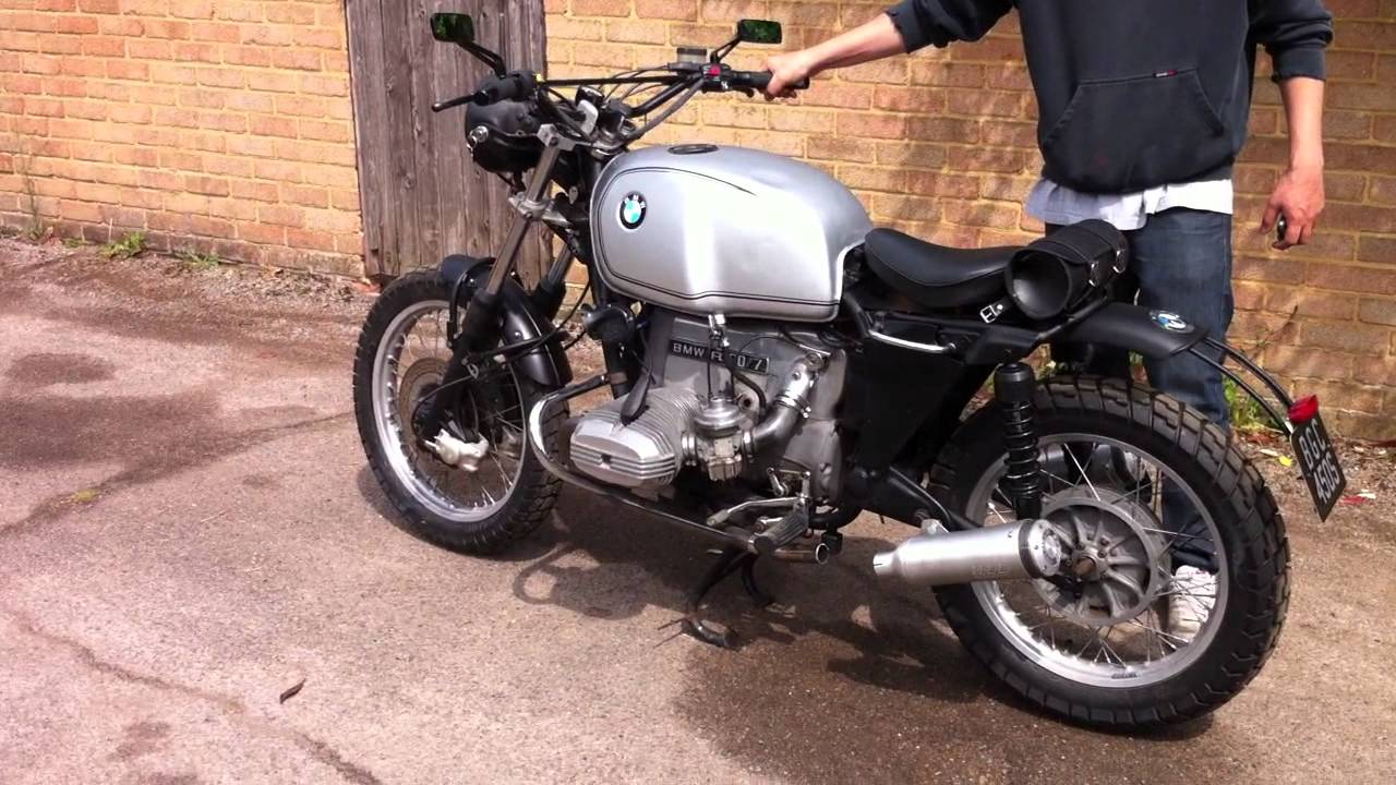 BMW 1978 r100/7 custom project - YouTube