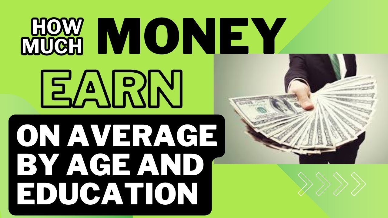 What Your Age Say How Much You Make a Year and Education #salary #money ...