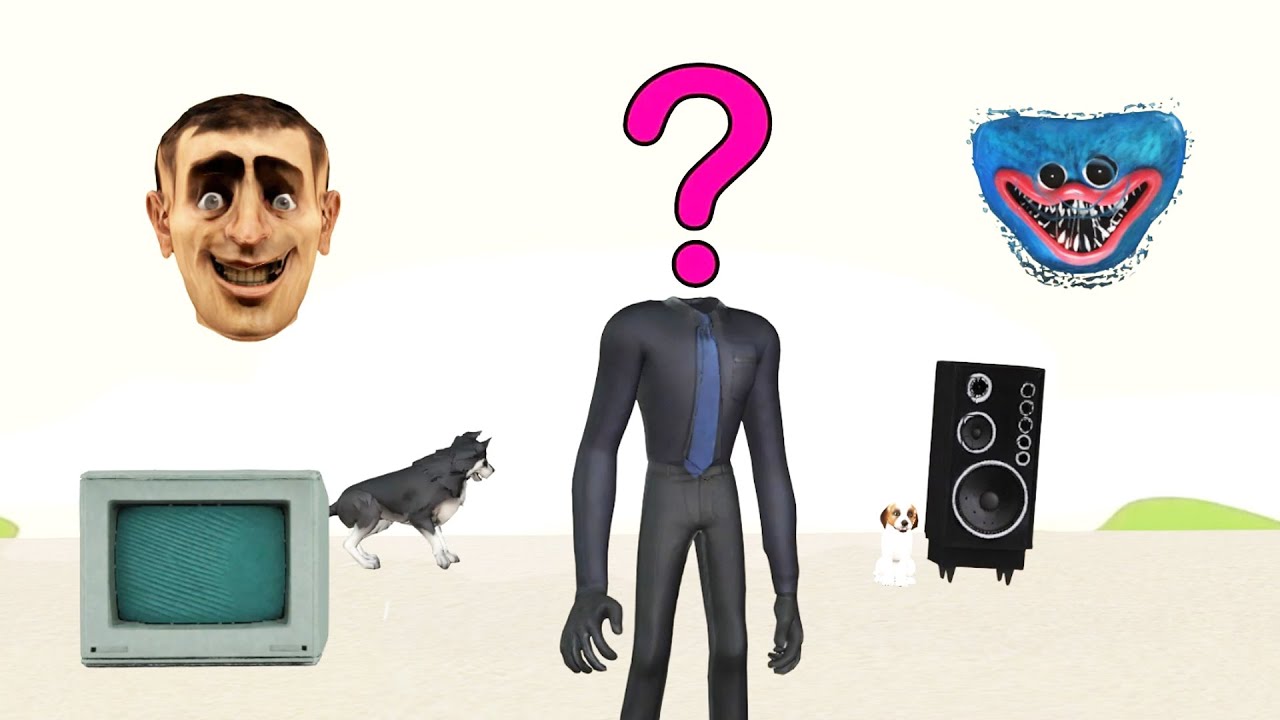 Math the Head TV man/ Let's go have fun finding characters | Wrong Head ...