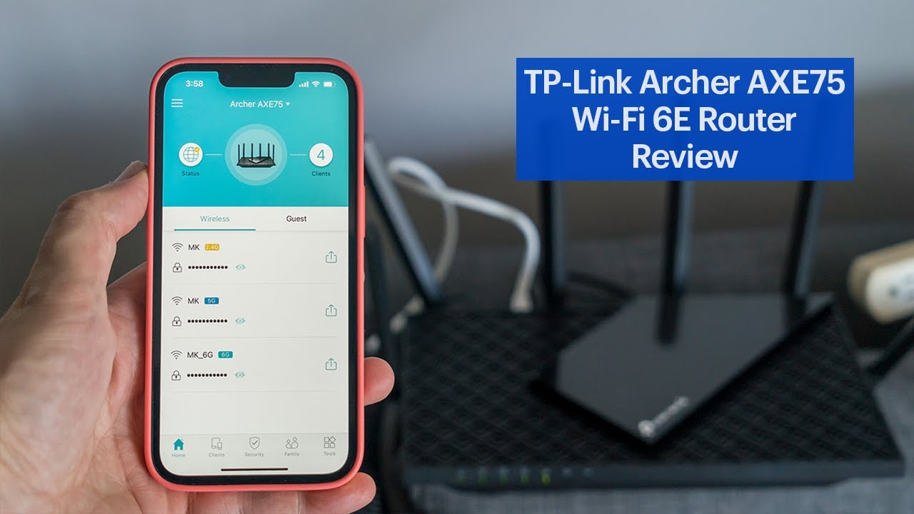 TP-Link Archer AXE75 Wi-Fi Router Review - YouTube