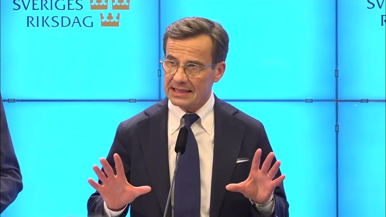 NYA REGERINGEN: M, KD och L bildar regering - SD blir stödpart - YouTube