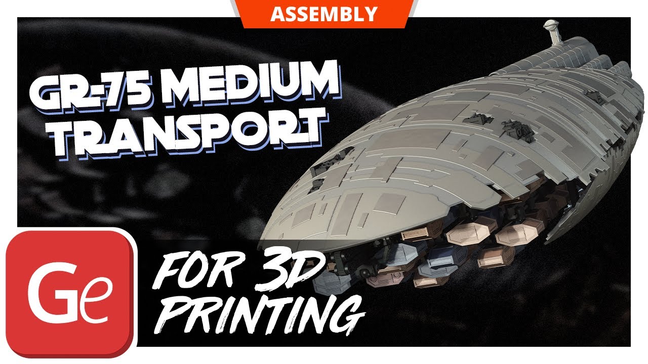 GR-75 Medium Transport 3D Printer Files | Assembly by Gambody - YouTube