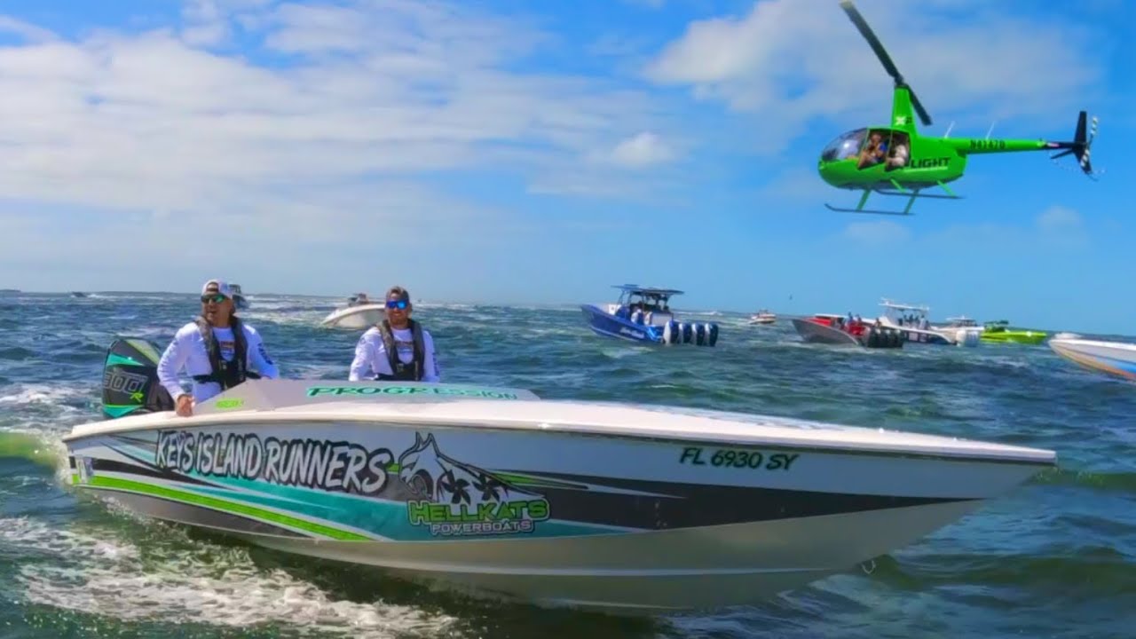 FAST BOATS Memorial RUN for Ray Marino The owner of HELLKATS POWERBOATS ...