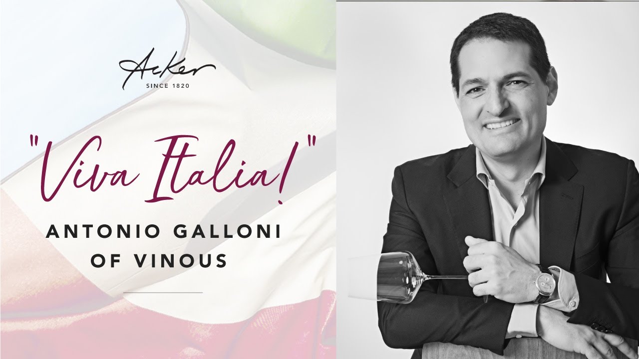 "Viva Italia!" - Antonio Galloni of Vinous - YouTube