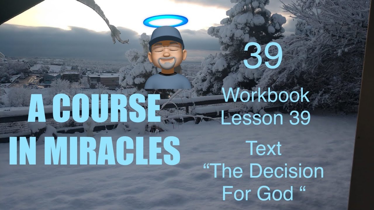 A Course in Miracles-Lesson 39 - YouTube