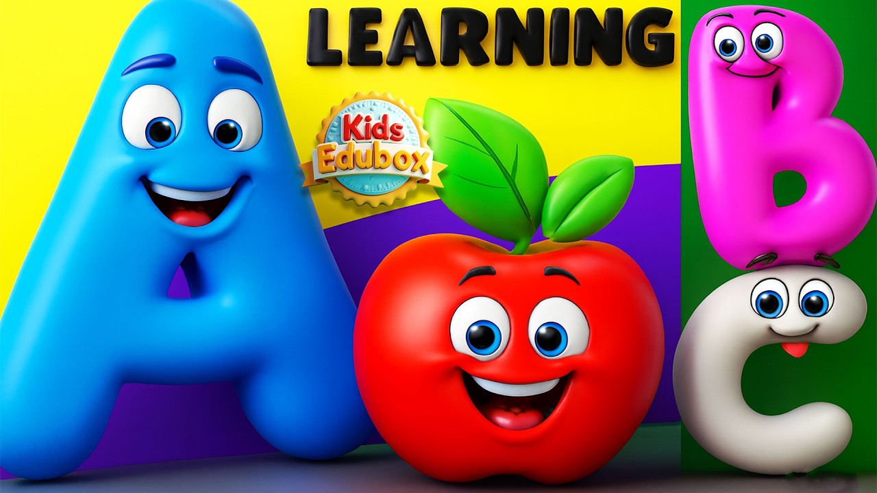 🎵 Learn The Alphabet With ABC Phonics Song For Toddlers | A For Apple 🍎 ...