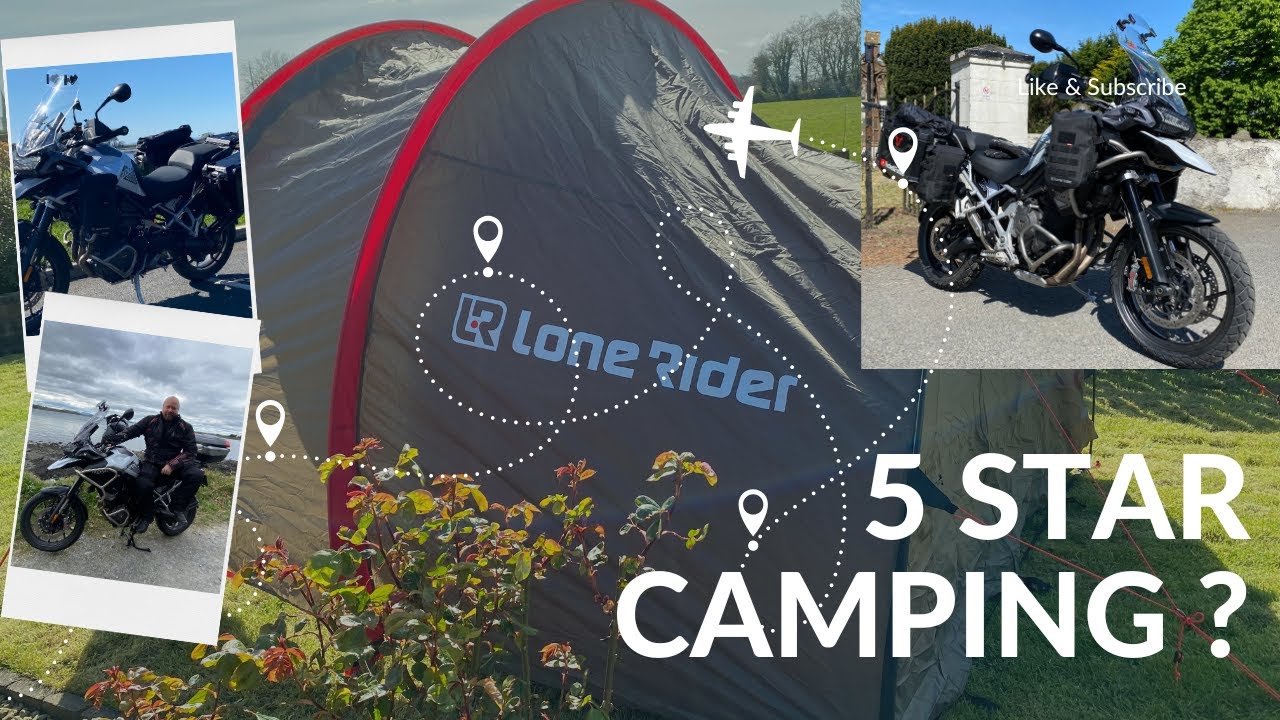 Is This Luxury In Moto Camping, We'll See, Over Night In The Lone Rider ...
