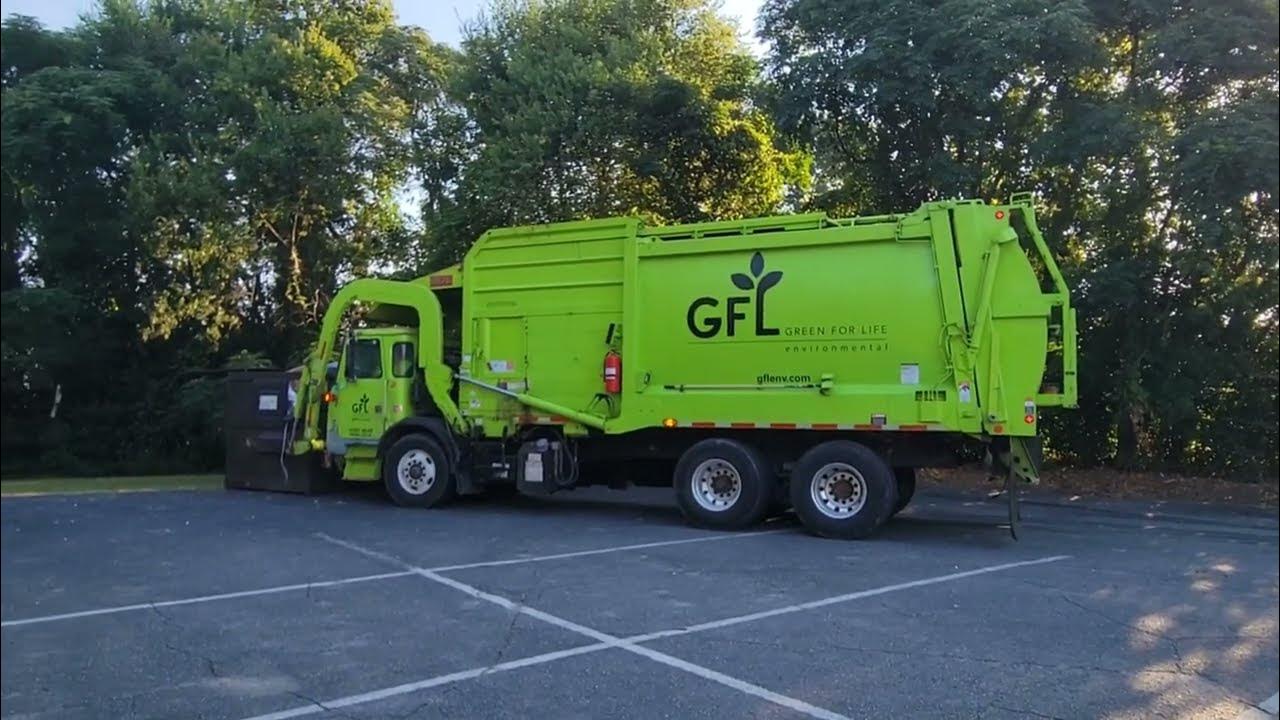 GFL Environmental Green ACX Heil Front Loader - YouTube