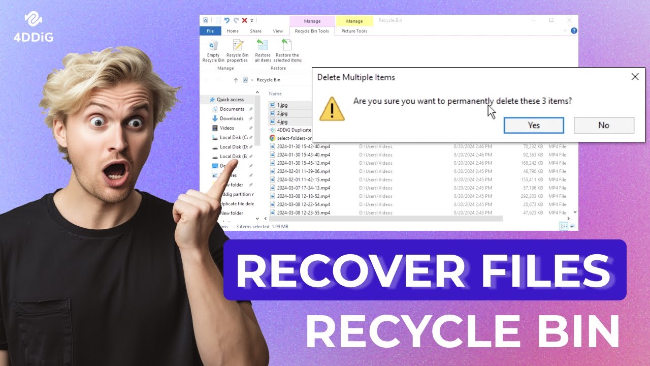 [TESTED] How to Recover Deleted Files from Recycle Bin | Recover Data ...