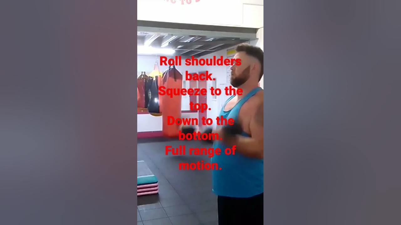 How To Bicep Curl With Full Range Of Motion Youtube