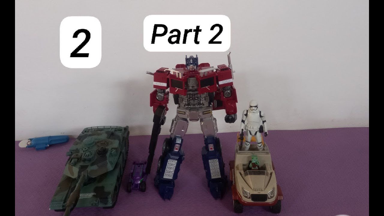 Optimus Prime VS Tank 2 Part 2 Made with Clipchamp - YouTube