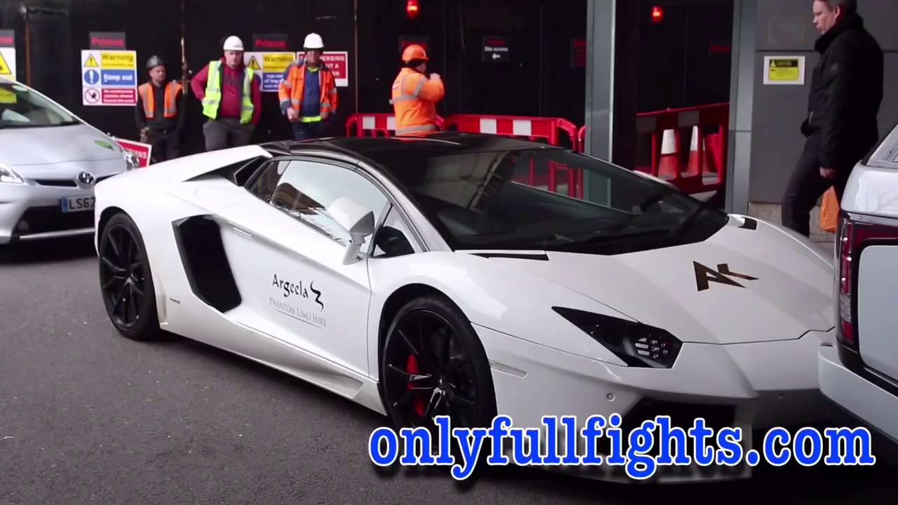 Amir Khan Cars At The London Press Conference For Canelo vs Khan - YouTube