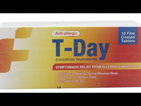 T-Day tablet 10mg uses in urdu| Levocetirizine dihydrochloride|anti ...