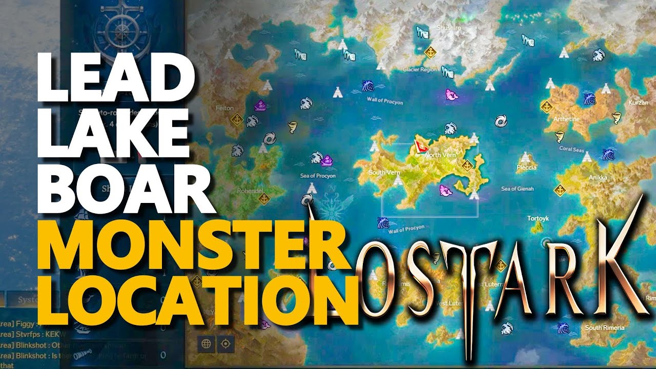Lead Lake Boar Lost Ark Monster Location - YouTube