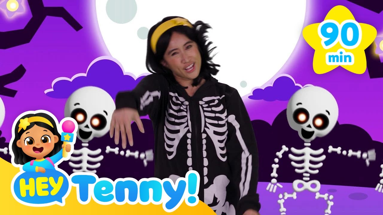 Halloween with Tenny🎃💀 | Chumbala Cachumbala + more | Kids Song | Hey ...