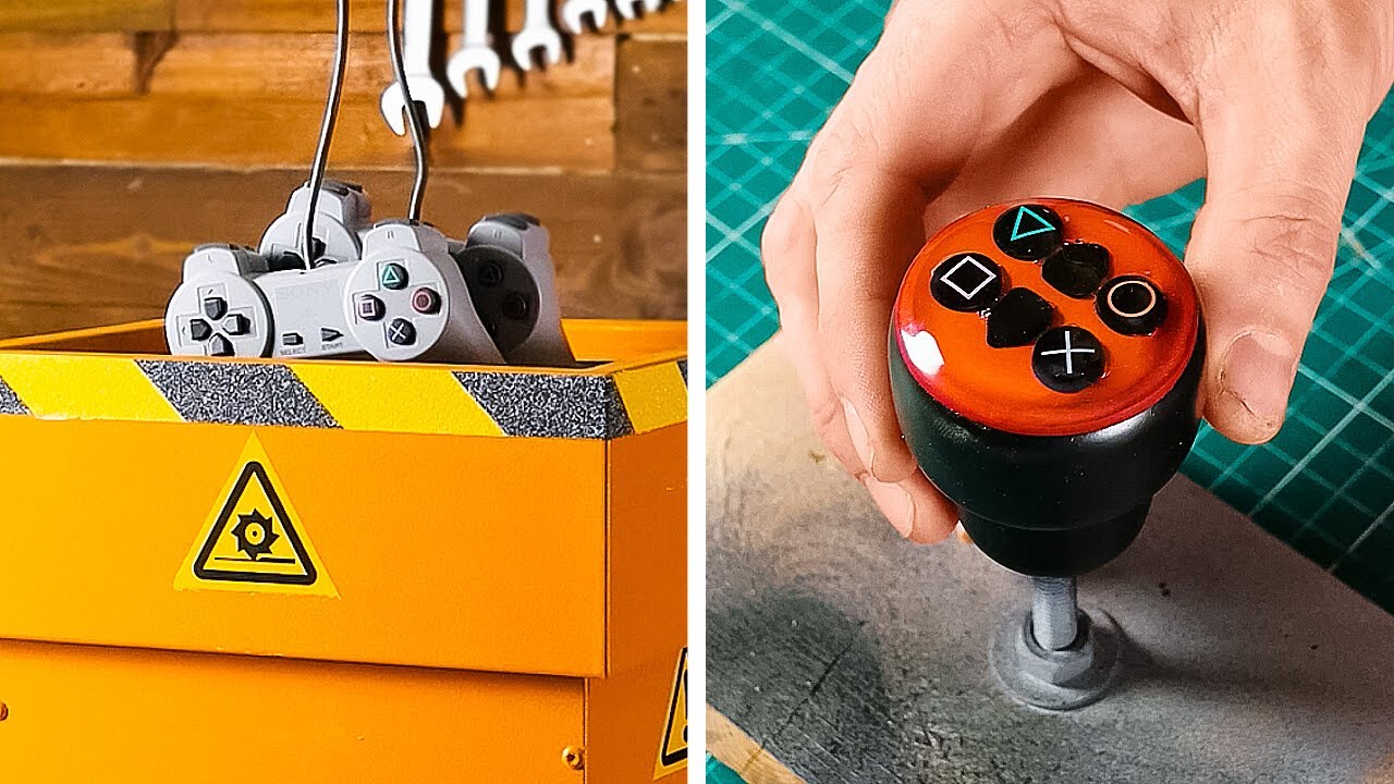 DIY Playstation Gear Stick: Take Your Car to the Next Level! - YouTube