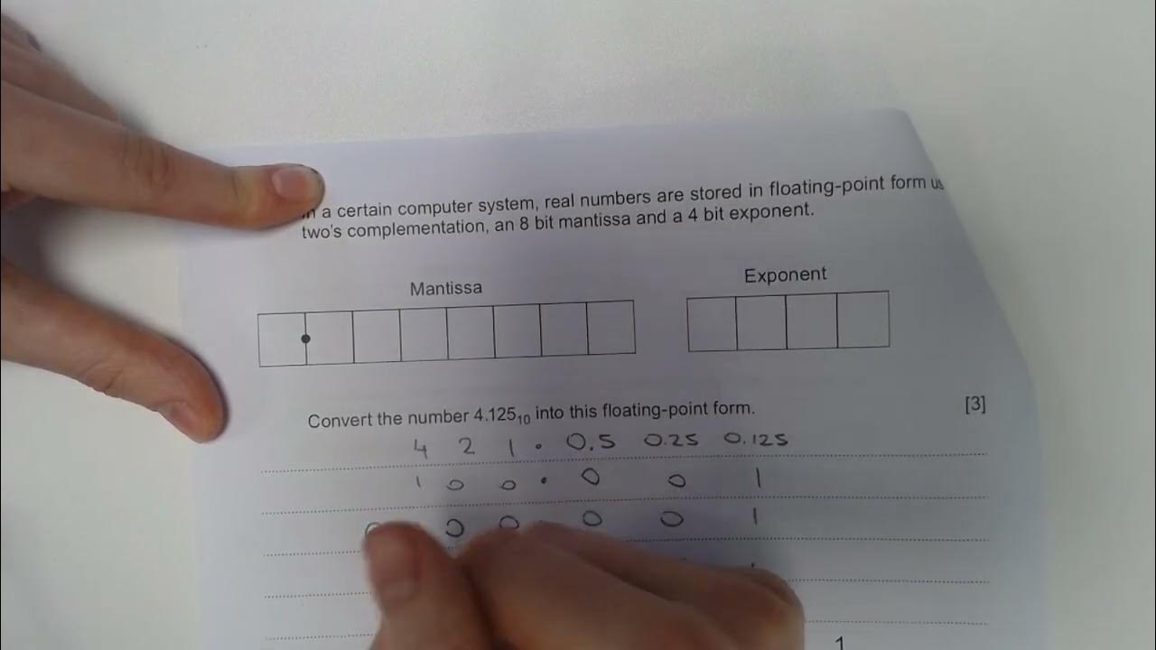 12d - Mantissa & Exponent Past paper questions A Level WJEC Eduqas ...