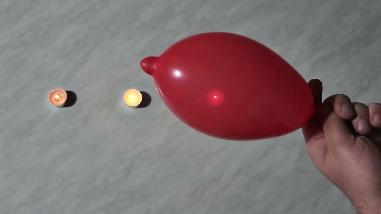 ASMR Balloon Popping with Candle Flame - YouTube