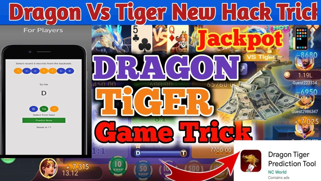 dragon vs tiger | dragon vs tiger tricks | dragon vs tiger game trick ...