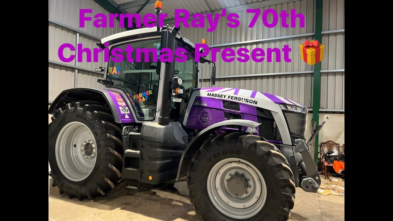 Farmer Ray's Surprise 70th Christmas Present! - YouTube