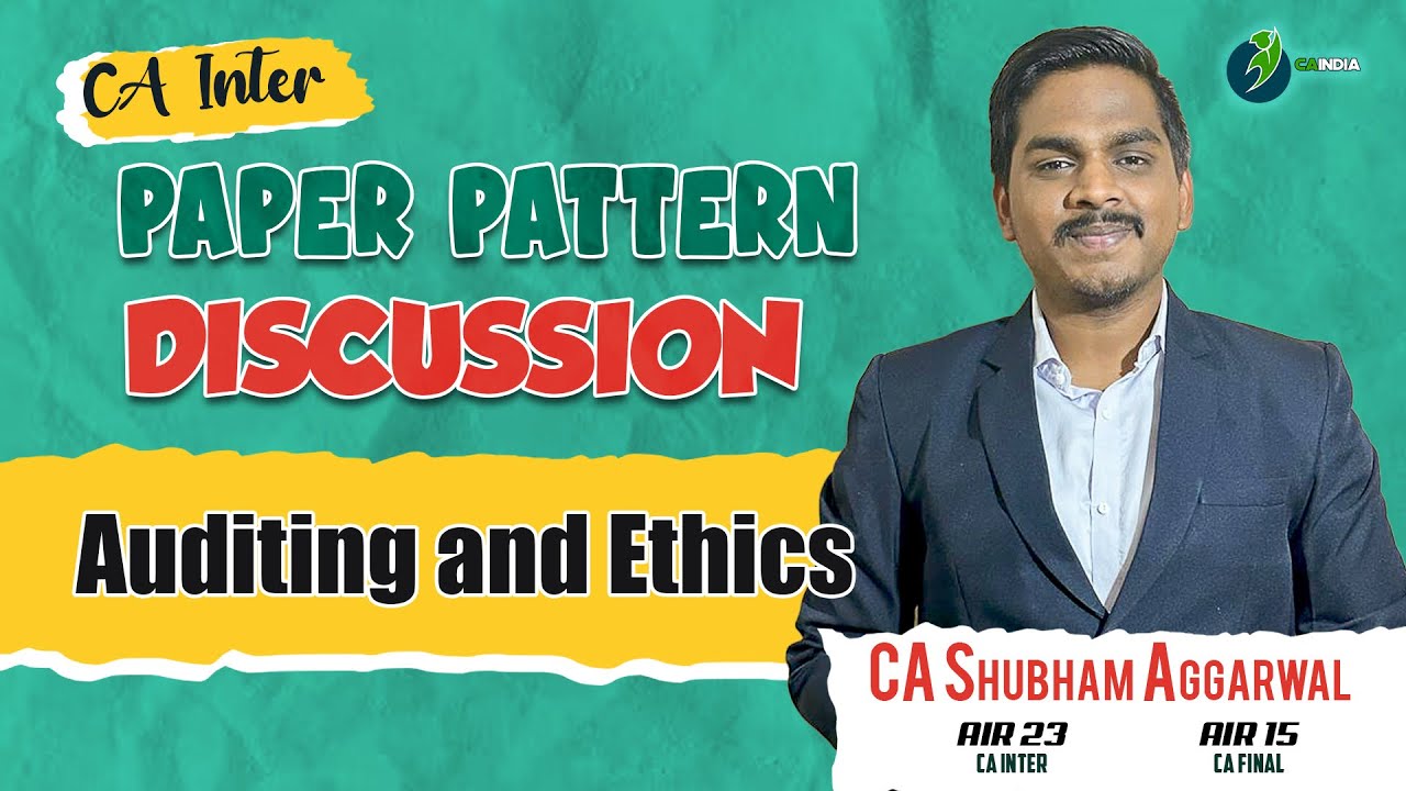 Paper Pattern Discussion || CA Inter Paper 5 - YouTube