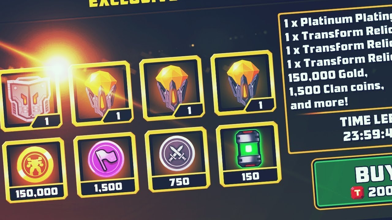 Super Mechs | Buying 2000 tokens offer | 3rd Platinum Plating! - YouTube