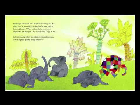 Book Reading - Elmer The Elephant - YouTube