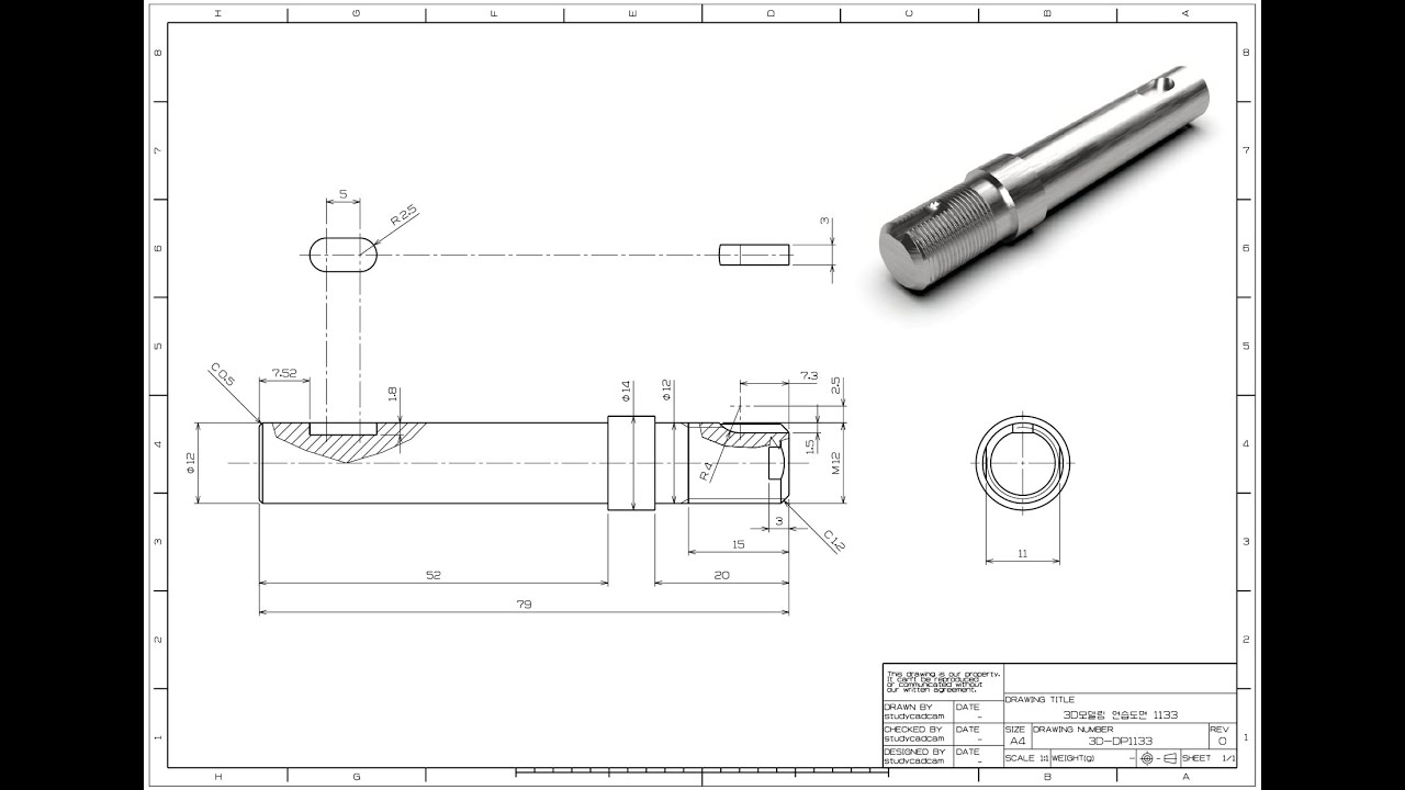 SOLIDWORKS Bài Tập 3D 17 - YouTube