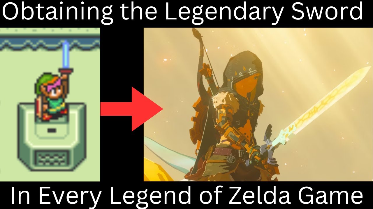 Obtaining the Legendary Sword In The Legend of Zelda - YouTube