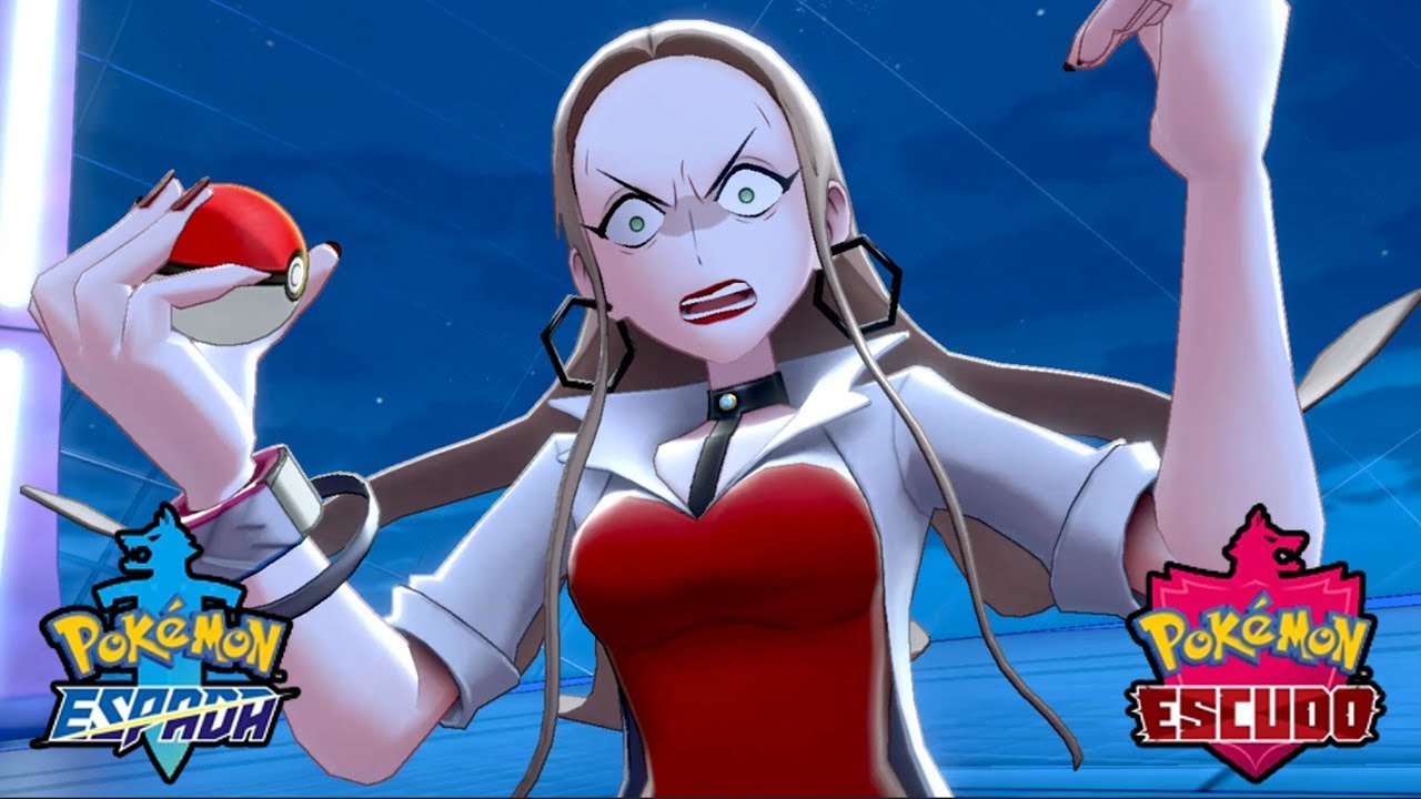 Pokemon Espada y Escudo | En Español: Batalla Completa De Olivia (No ...