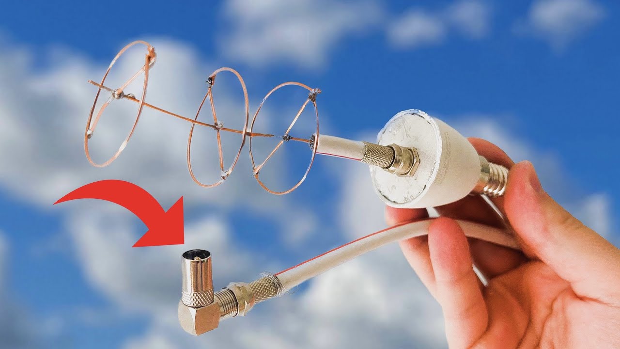 🔥🔥 The most powerful antenna from the LED lamp watch TV from all over ...