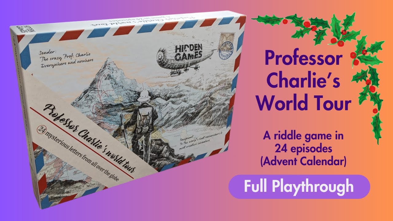 [Spoilers] Professor Charlie's World Tour Full Solve - YouTube