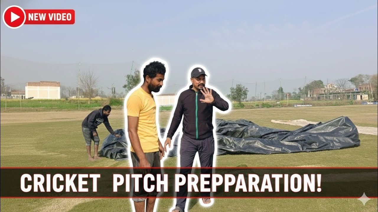 How to Prepare a Cricket Pitch and Ground outfield | Step-by-Step Guide ...