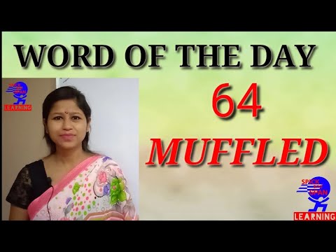 Word of the day | MUFFLED | MEANING IN ENGLISH AND HINDI - YouTube