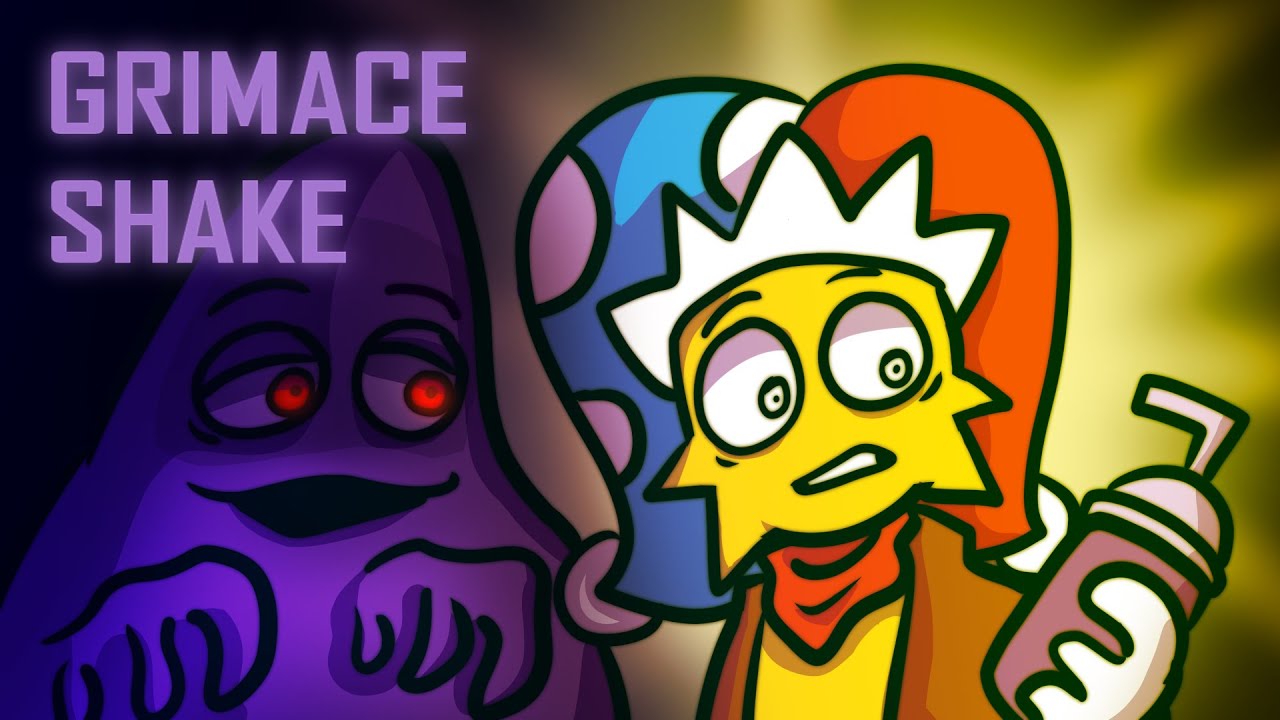 Spark tries the Grimace shake - YouTube
