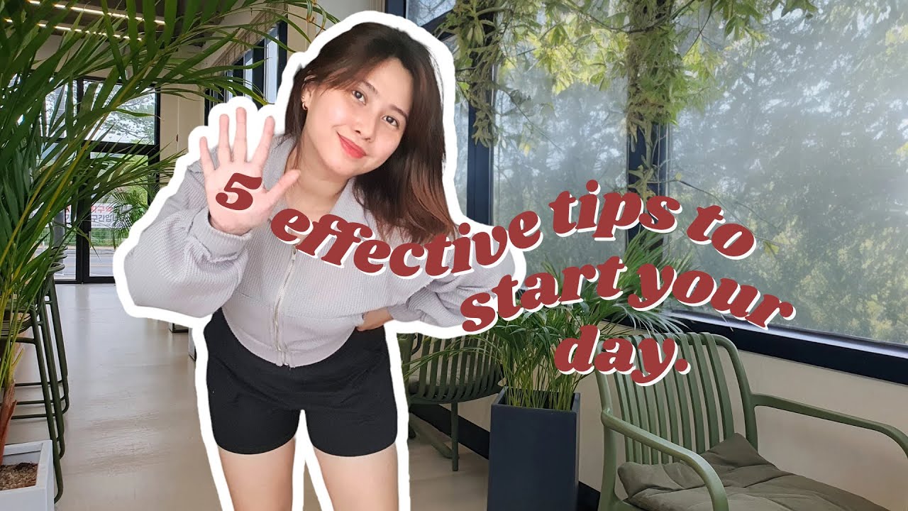 How I start my day in just 5 steps | My Morning Routine - YouTube