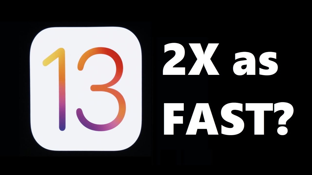 iOS 12 vs iOS 13 Beta Speed Test! - YouTube