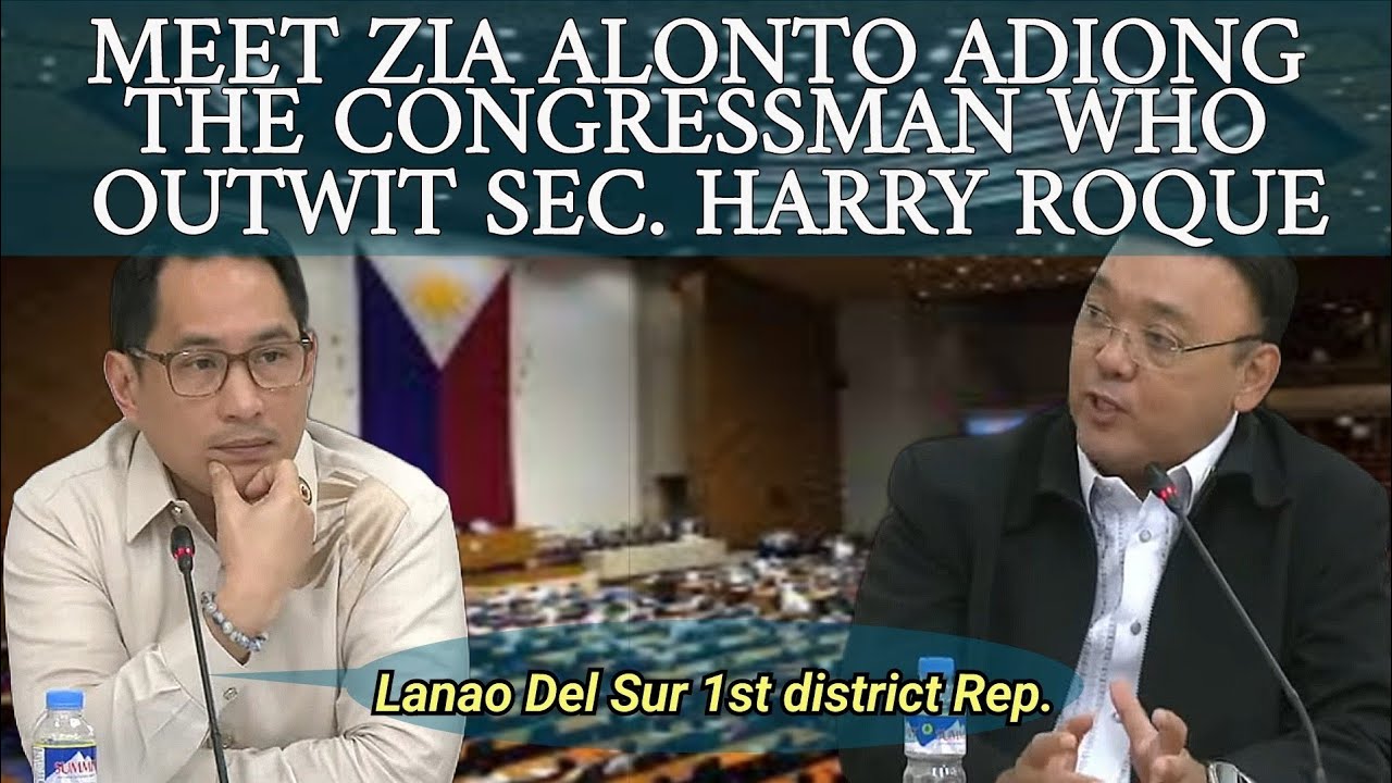 Meet Zia Alonto Adiong the Congressman who outwit Sec Harry Roque on ...