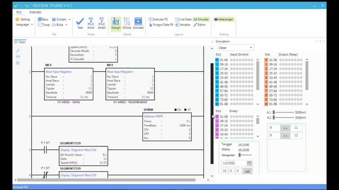 Outseal Studio V3.2 RS485 Modbus Read Sensor XY-MD02 - YouTube