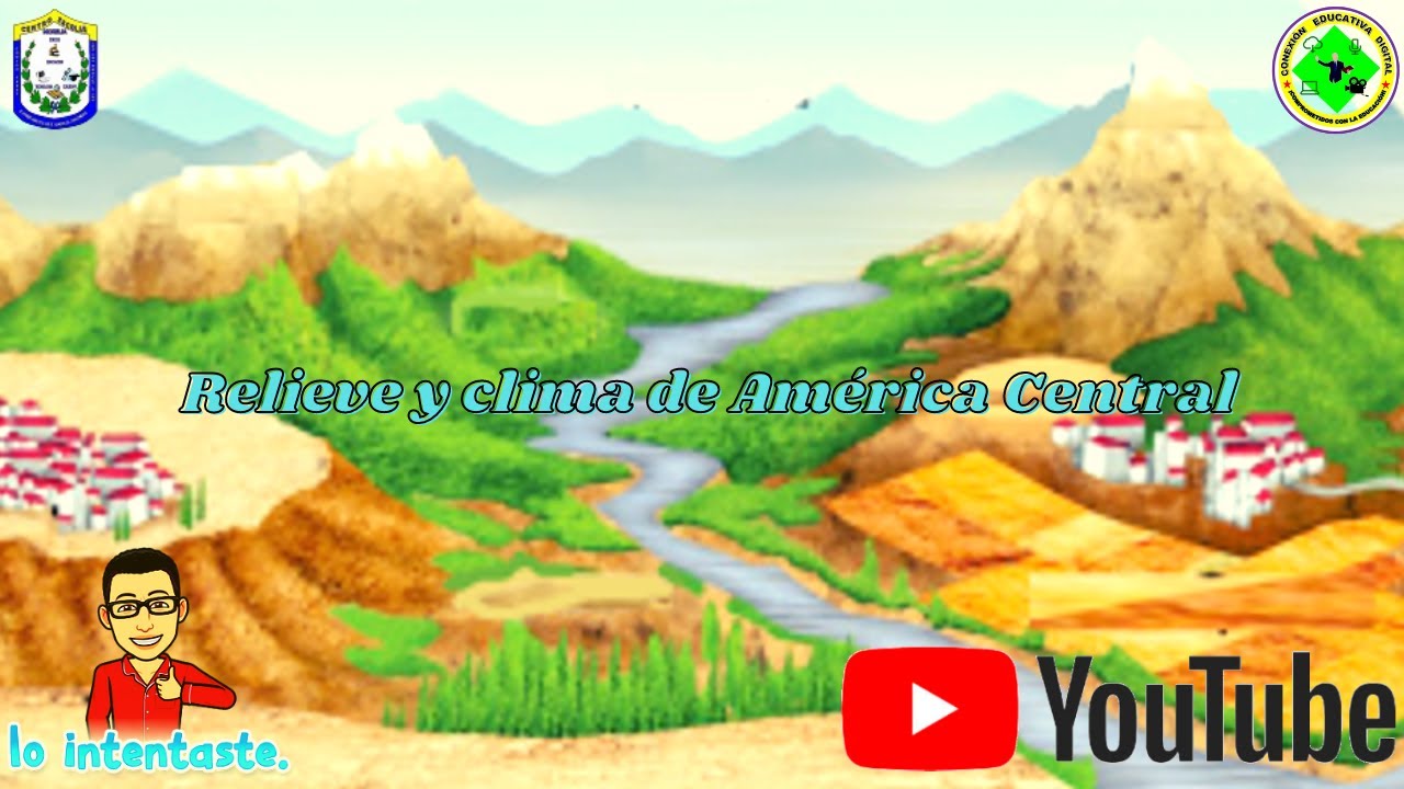 Relieve y clima de América Central - YouTube