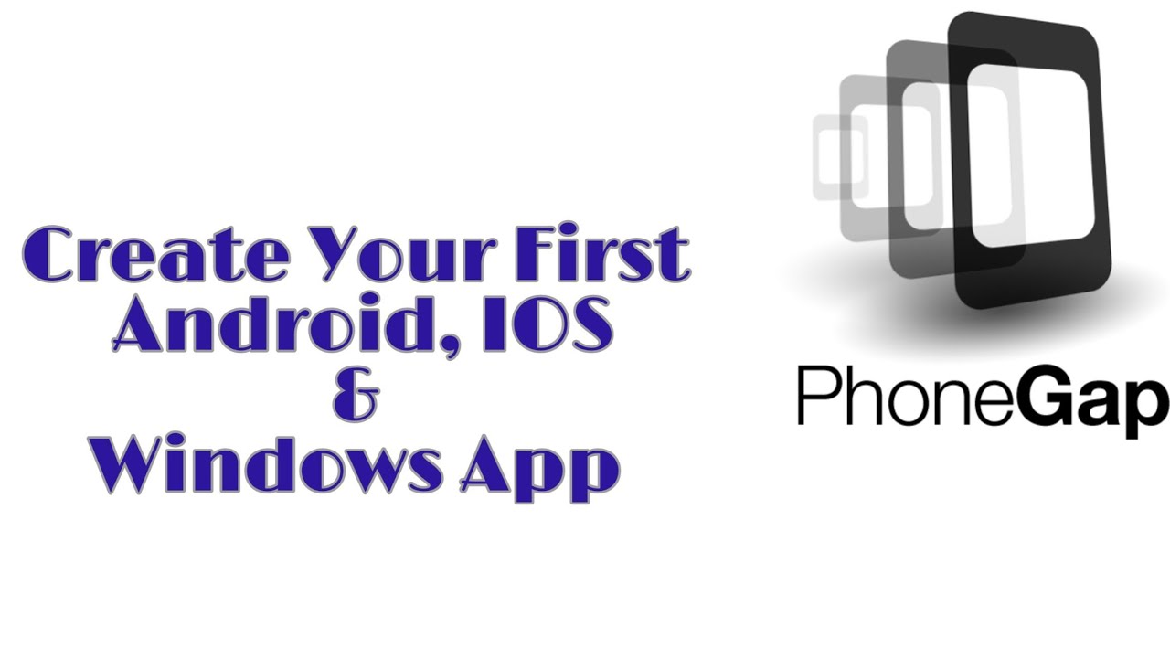 Create Android Application Using Html Phonegap Tutorial In Hindi Youtube
