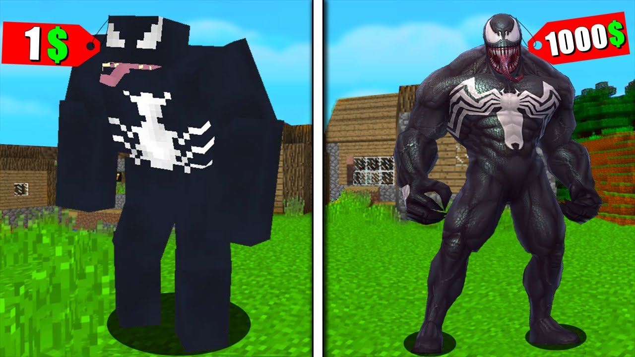 1$ VENOM VS 1000$ VENOM! 😱 - Minecraft - YouTube