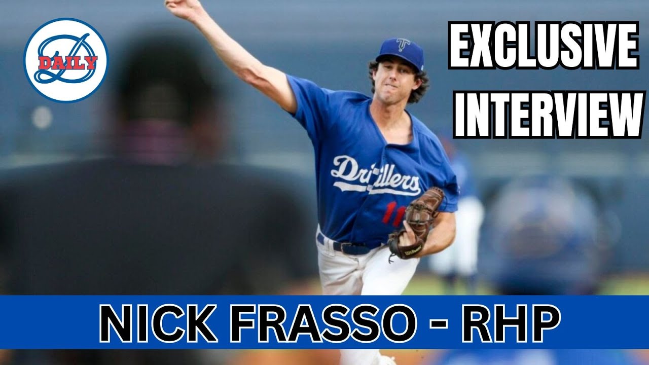 Dodgers RHP, Nick Frasso, Joins Dodgers Daily - YouTube