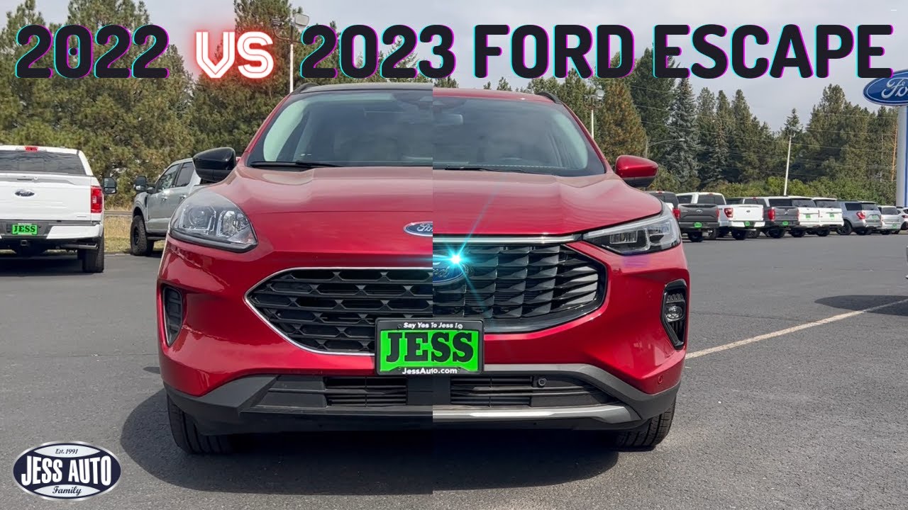 Comparing the 2022 vs 2023 Ford Escapes - YouTube