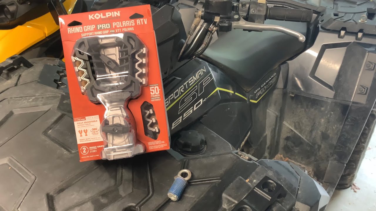 Koplin 22561 Polaris Lock & Ride ATV Rifle Rhino Grips Mounts - YouTube