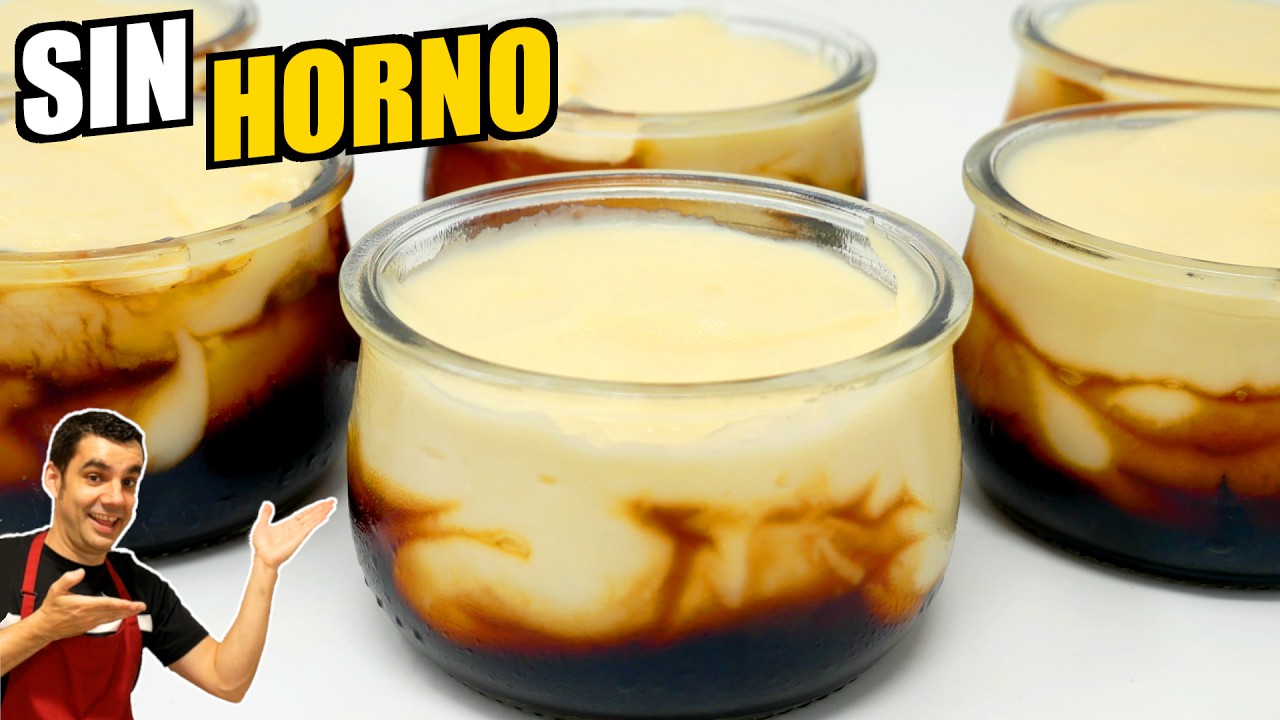🍮 ¡Sorprendente FLAN en VASO en 5 Minutos! Receta sin horno 😍 - YouTube