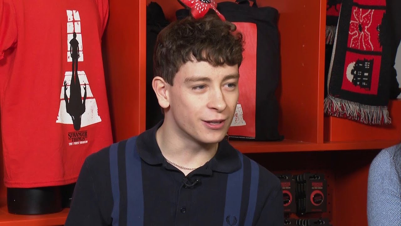 'Stranger Things' play star Louis McCartney discusses meeting his film ...