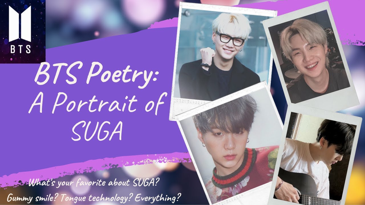 BTS Poems: A Portrait of SUGA - YouTube