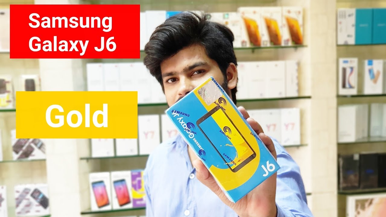 Samsung Galaxy J6 Gold Unboxing & First impression! - YouTube