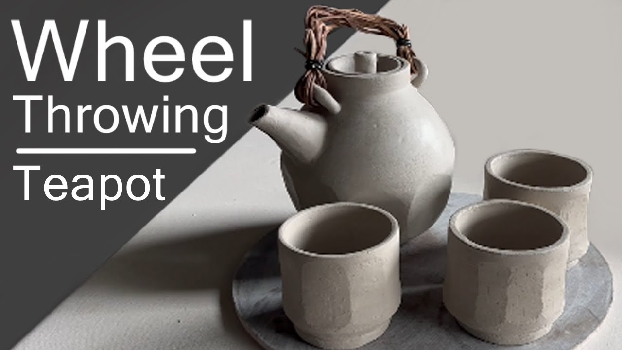 Wheel throwing a Tea Pot! - YouTube